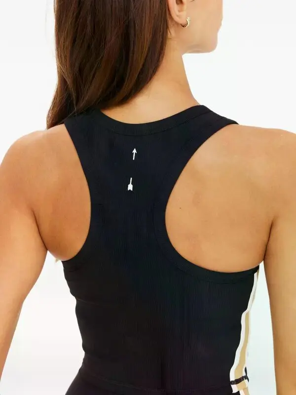 The Upside Arcadia Sophie Striped Racerback Crop Top