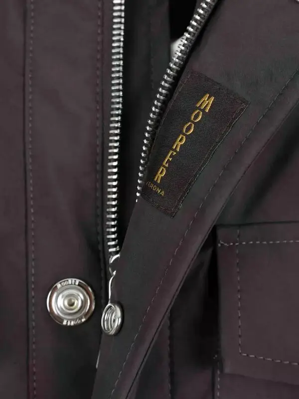 MOORER Buttoned Pocket Jacket - Brown
