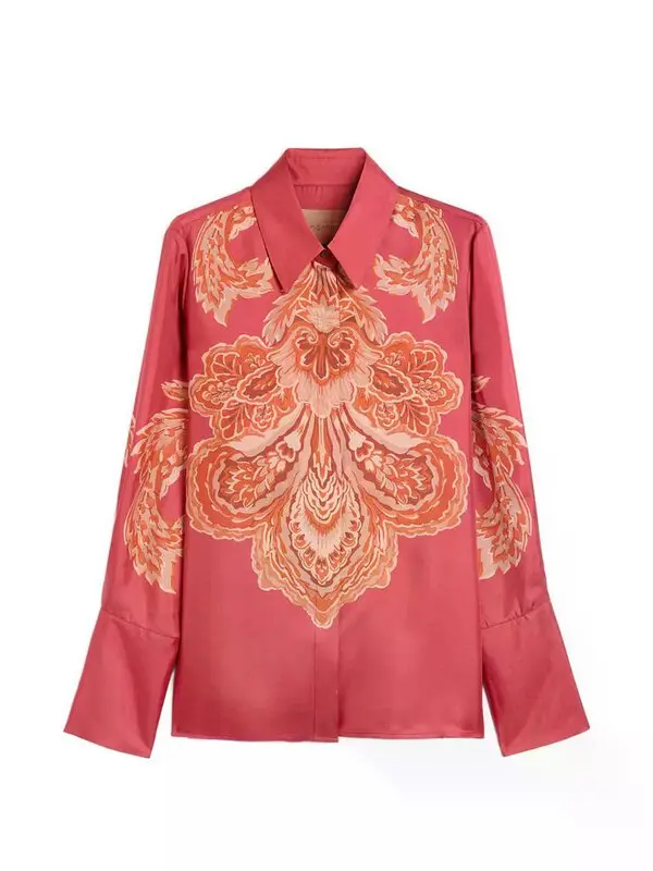 Momoni Nina Placed Print Shirt