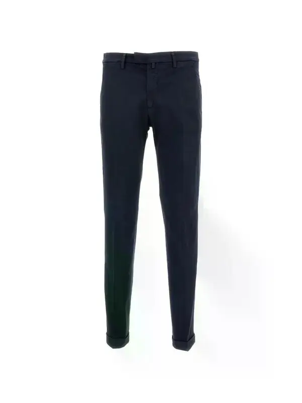 BRIGLIA 1949 Cotton Trousers - Blue