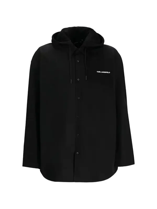 Karl Lagerfeld Logo-lettering Hooded Jacket