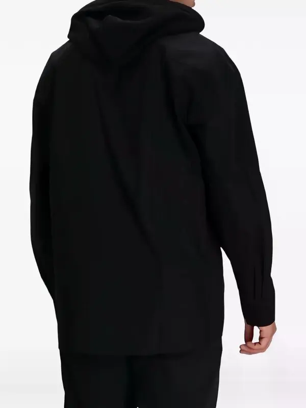 Karl Lagerfeld Logo-lettering Hooded Jacket