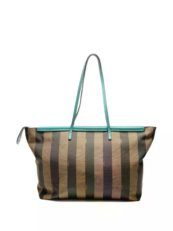Fendi 1990-2000 Pecan Tote Bag