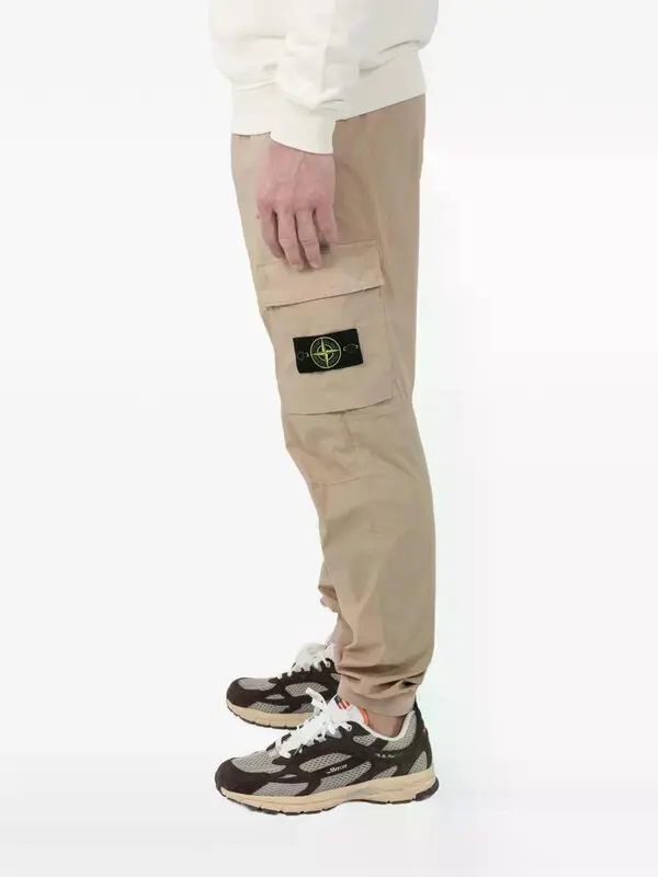 Stone Island Compass-badge Cargo Trousers - Neutrals