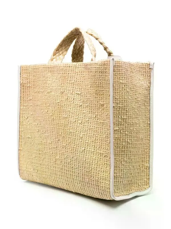 Red Valentino Straw Tote Bag