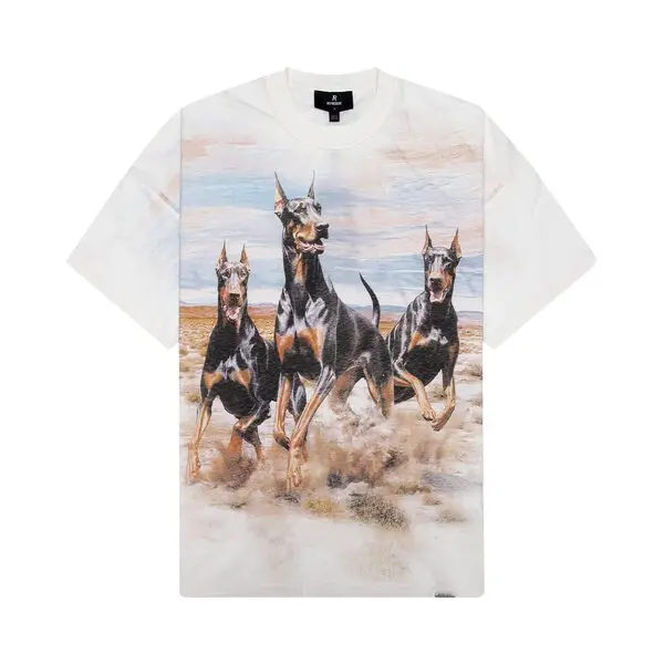 REPRESENT Western Dobermans T-shirt - Cream