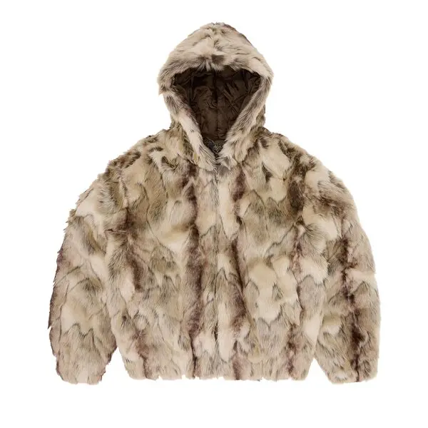 CORTEIZ Pelt Hooded Fur Jacket