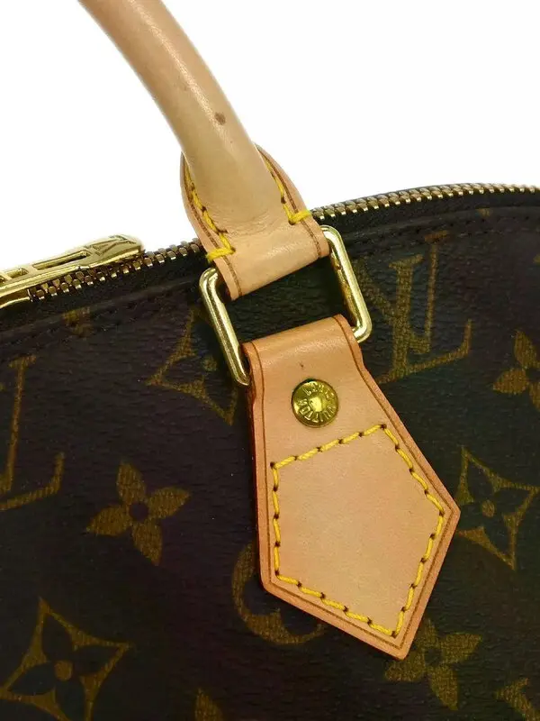 LOUIS VUITTON 2001 Alma Monogram Canvas Tote Bag - Brown