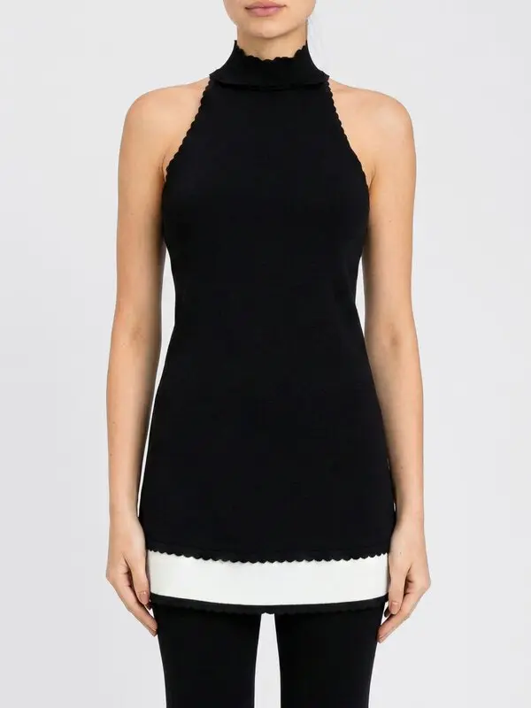 TWINSET Sleeveless Halter Neck Mini Dress