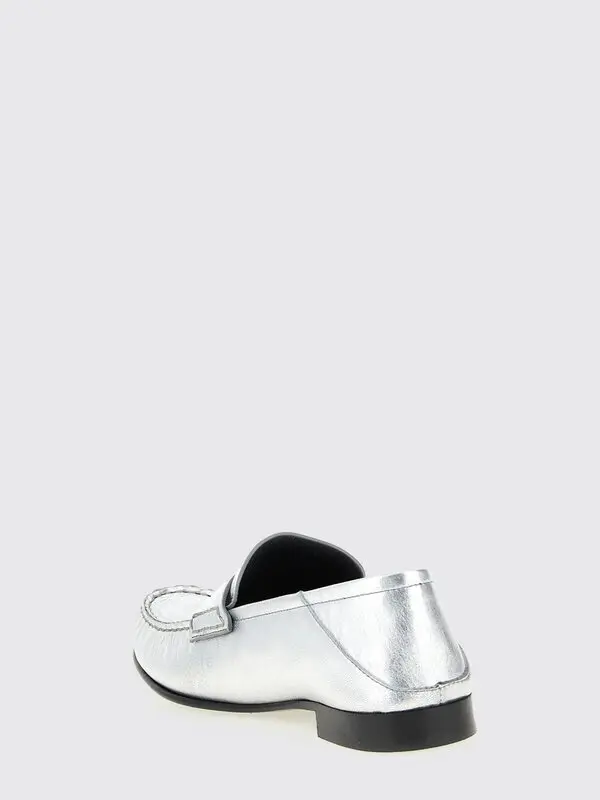 Versace La Medusa Laminated Leather Loafers