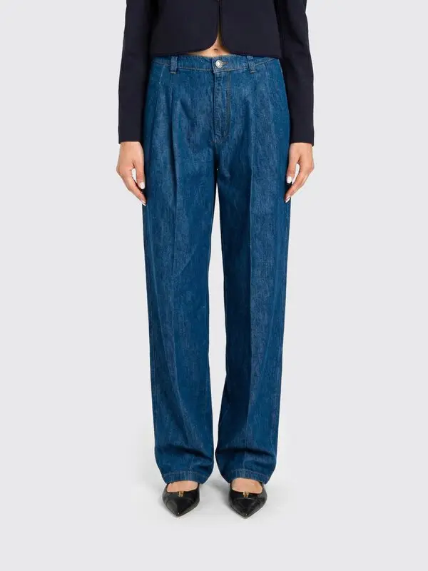 TWINSET Wide-leg Cotton Jeans - Denim