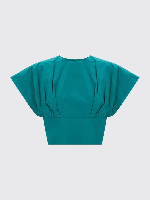Pinko Cropped Top With Kimono Sleeves - Green