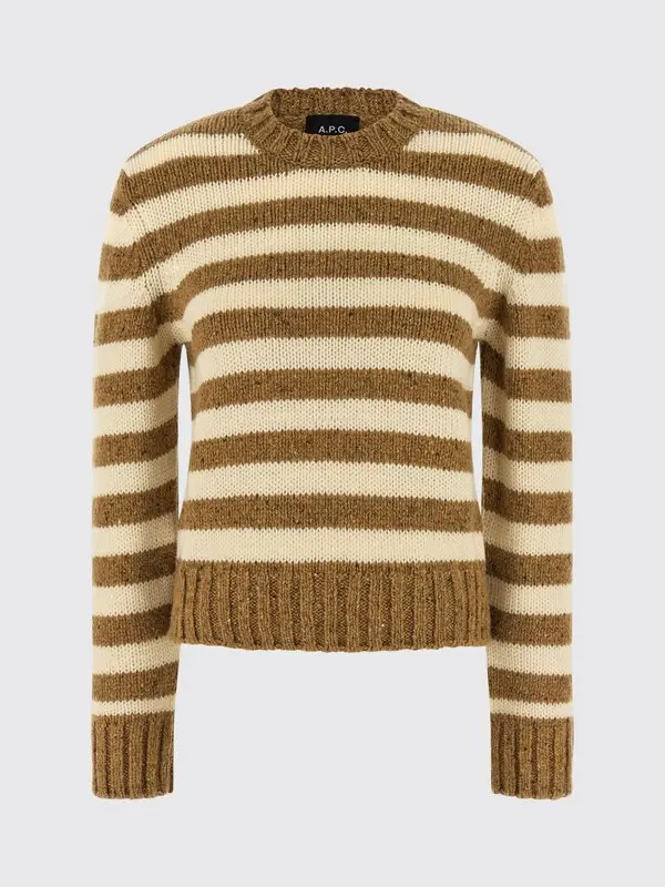 A.p.c. Striped Crew Neck Sweater
