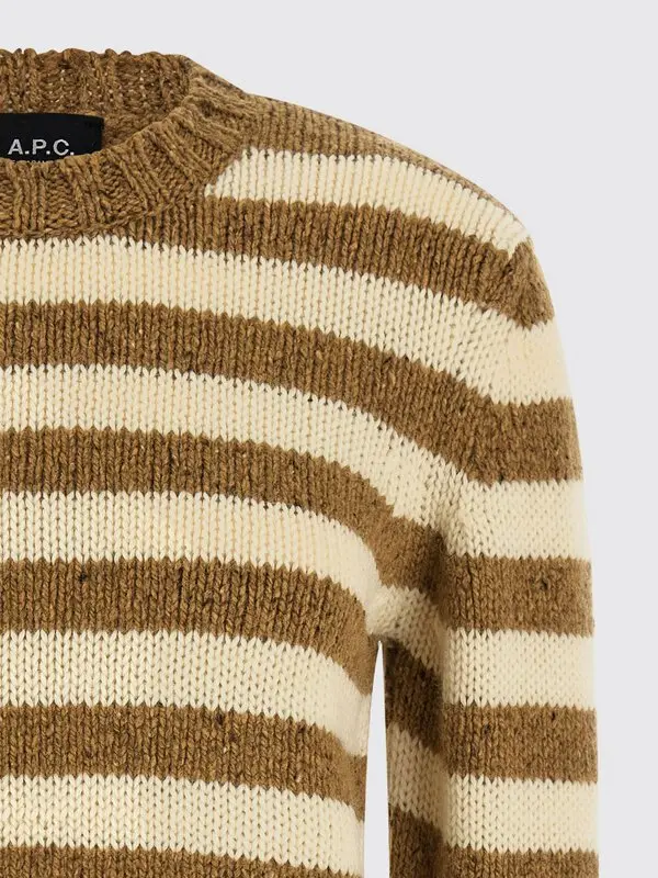 A.p.c. Striped Crew Neck Sweater