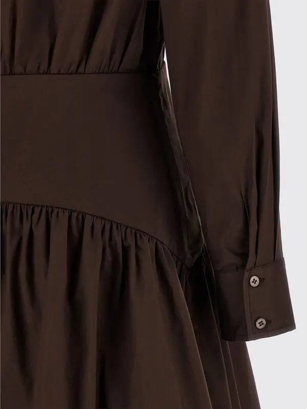 Staud Long-sleeve Shirtdress - Brown