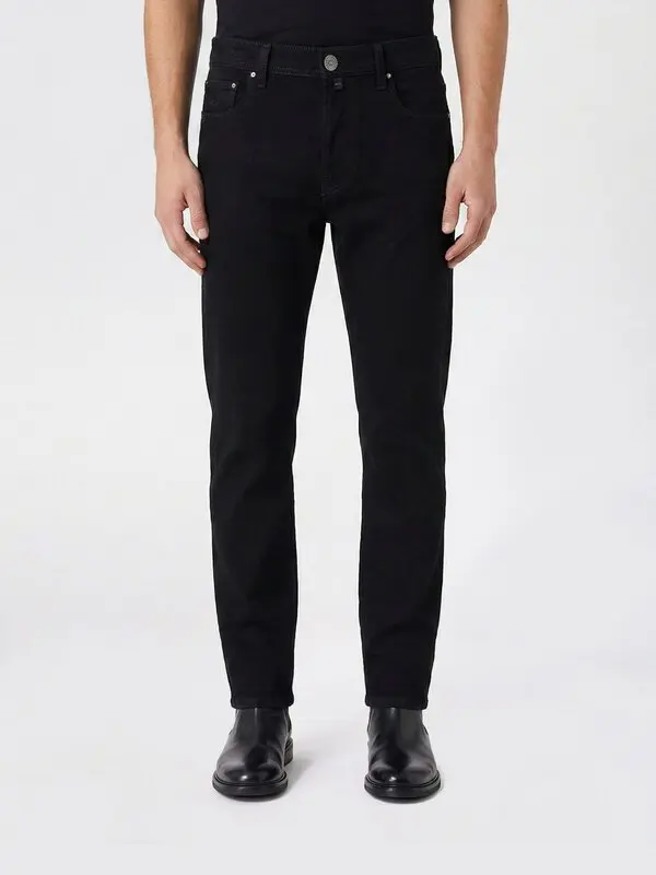 Jacob Cohen Straight Stretch Denim Jeans - Black