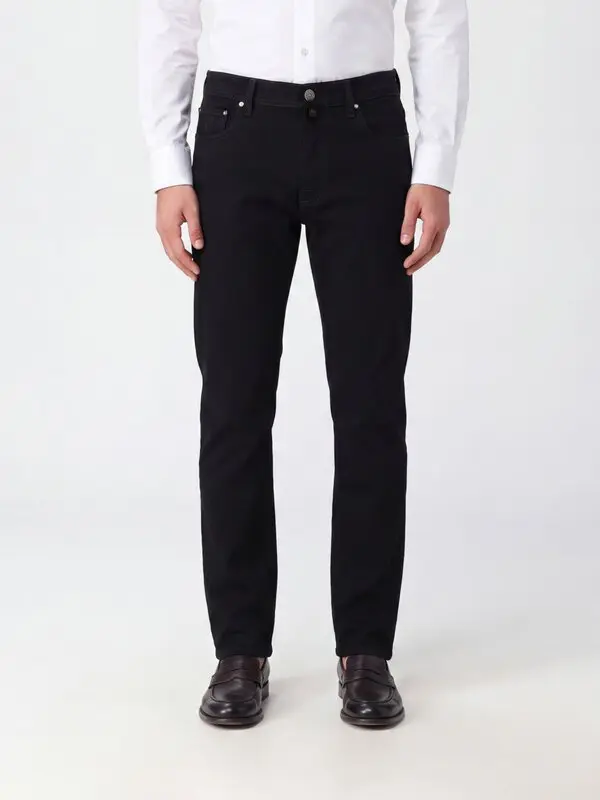 Jacob Cohen Straight Stretch Denim Jeans - Black