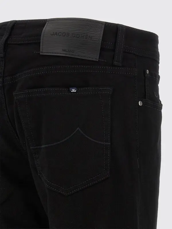 Jacob Cohen Straight Stretch Denim Jeans - Black