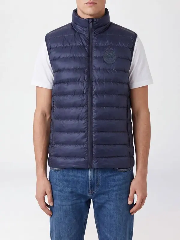 Canada Goose Quilted Water-repellent High-neck Vest - Blue