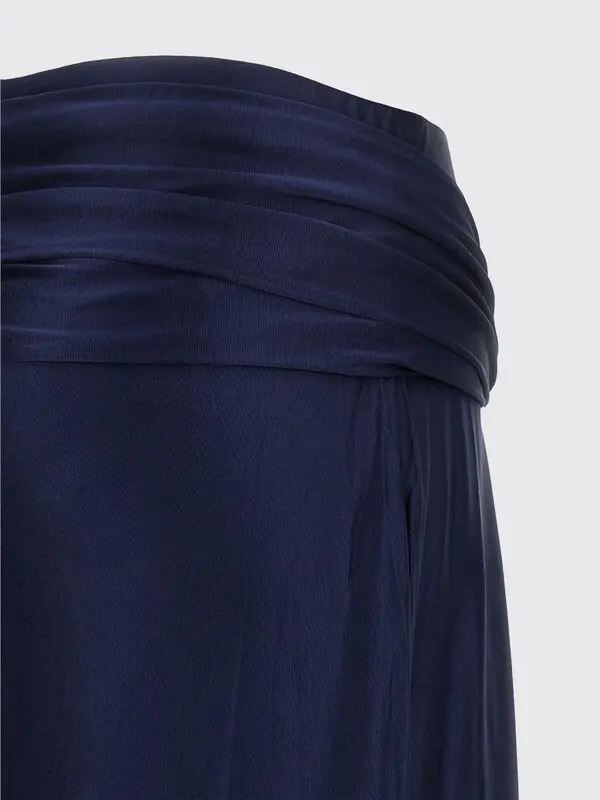 Rabanne Asymmetrical Jersey Midi Skirt