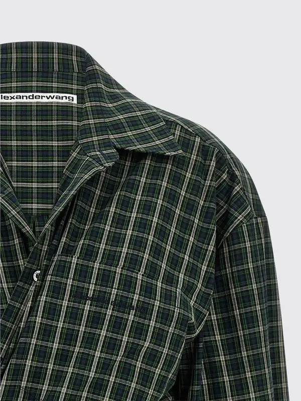 Alexander Wang Cotton And Denim Chemisier Dress