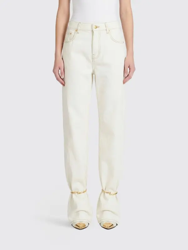 DARKPARK Straight Leg Jeans - White