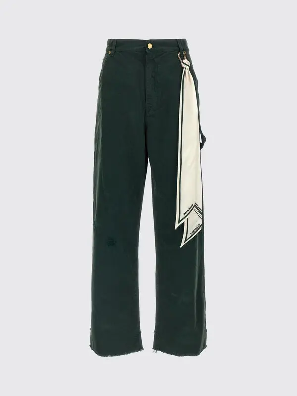 DARKPARK Cotton Wide-leg Trousers