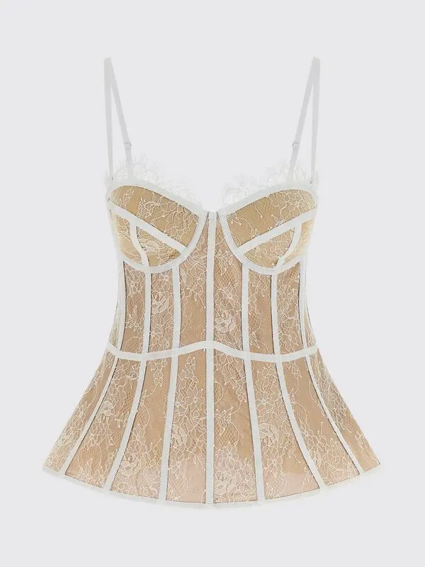 Giuseppe Di Morabito Lace Corset Top