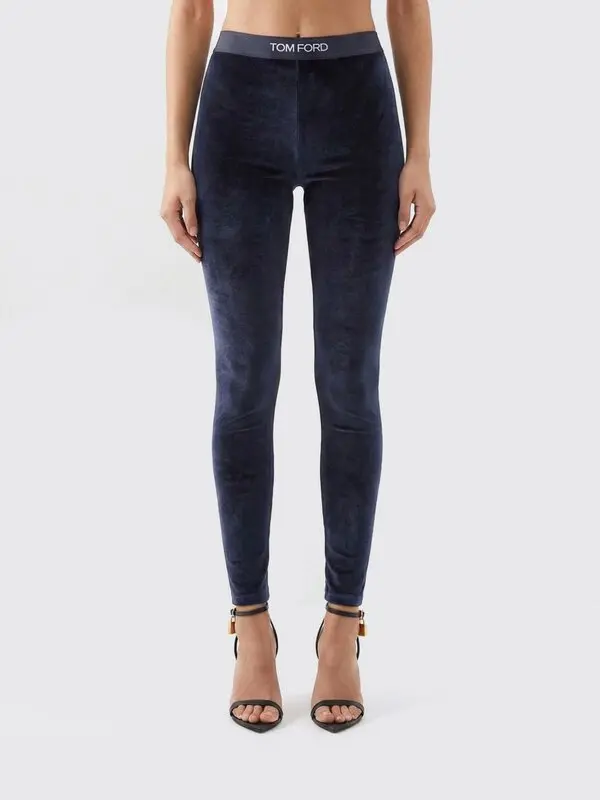 TOM FORD Velvet Leggings - Black