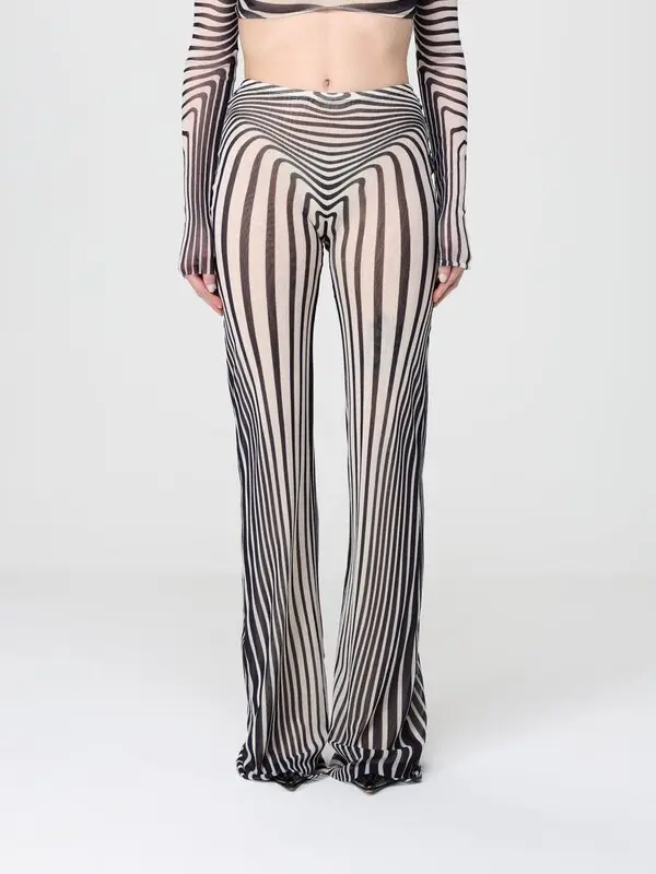 Jean Paul Gaultier Striped Full Length Pants