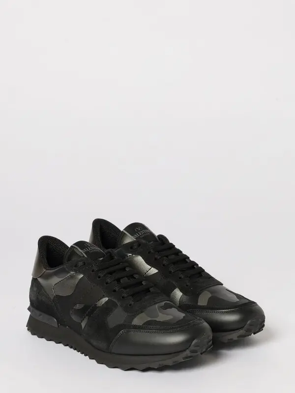 Valentino Garavani Camouflage Sneakers - Black
