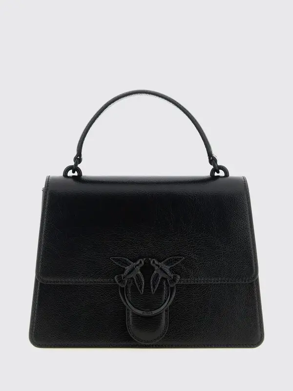 Pinko Love One Classic Leather Bag - Black