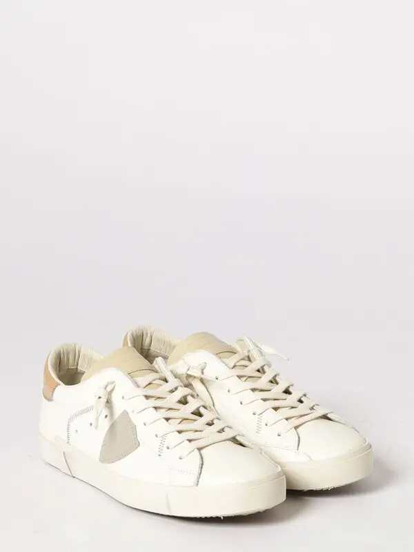 Philippe Model Prsx Suede Sneakers - Milk