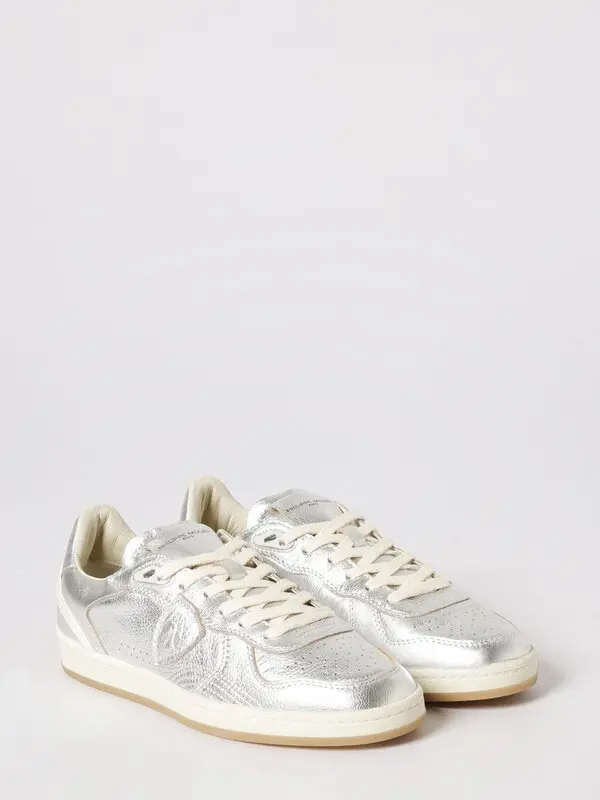 Philippe Model Metallic Sneakers - Silver