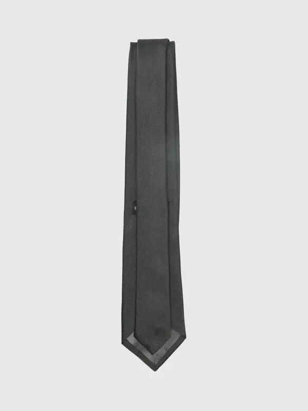 Emporio Armani Jacquard Silk Tie - Grey