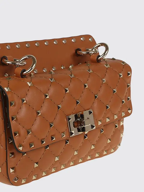 Valentino Garavani Quilted Mini Bag With Studs - Silver
