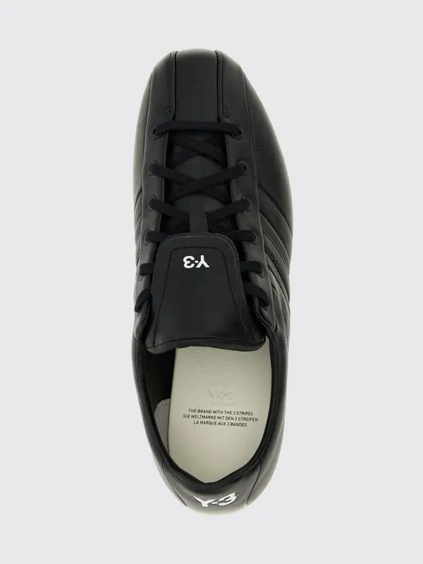 Y3 Field Leather Sneakers - Black
