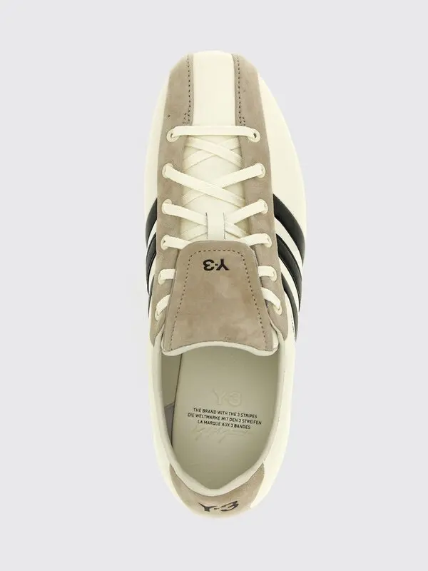 Y3 Leather Sneakers - White