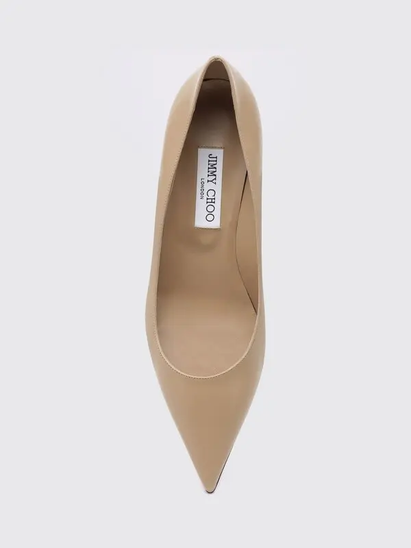 JIMMY CHOO Amelia Leather Pumps - Camel
