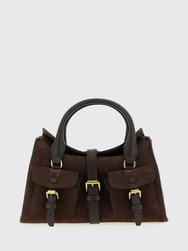 Mulberry Roxanne Suede Handbag - Brown