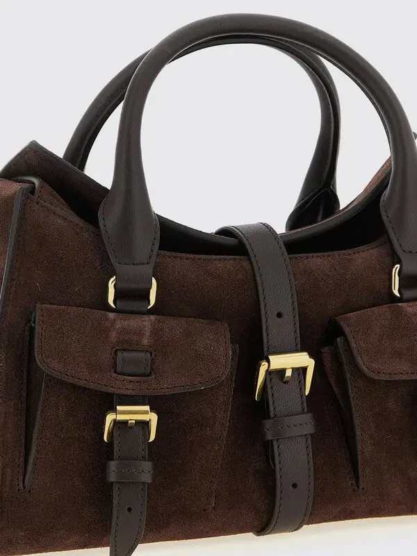Mulberry Roxanne Suede Handbag - Brown