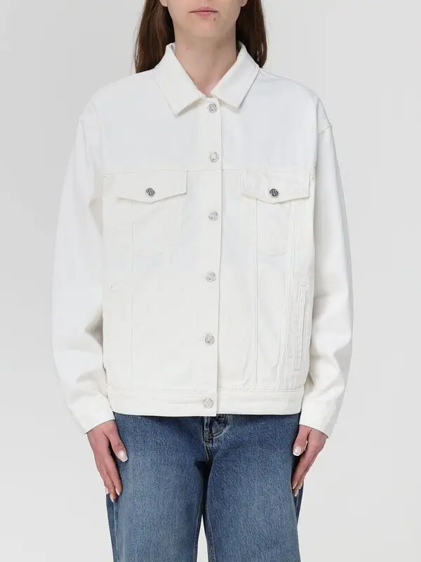 ANINE BING Classic Denim Jacket - Beige