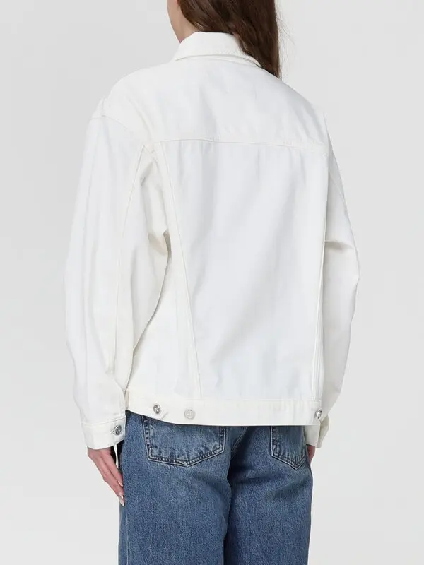 ANINE BING Classic Denim Jacket - Beige