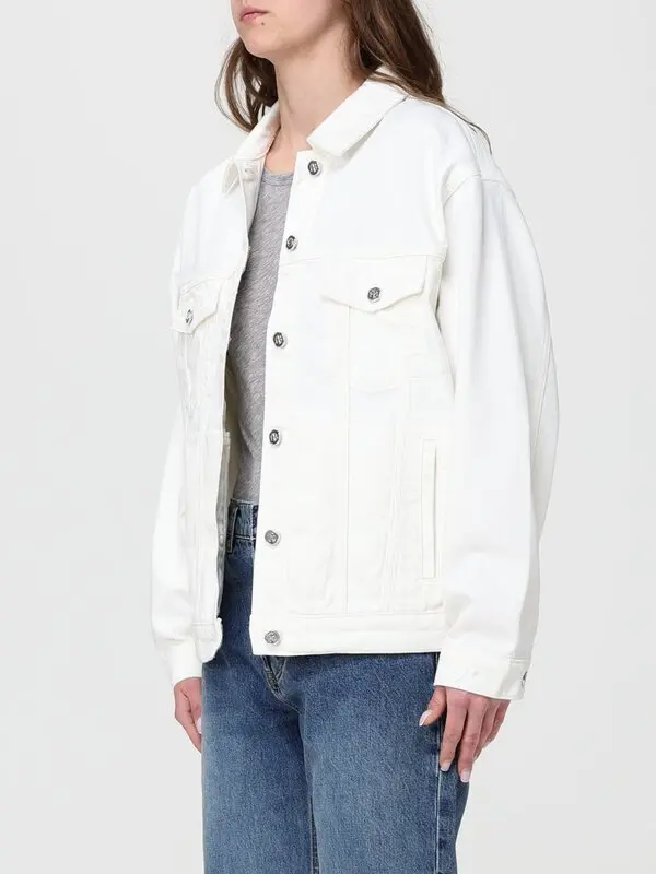 ANINE BING Classic Denim Jacket - Beige