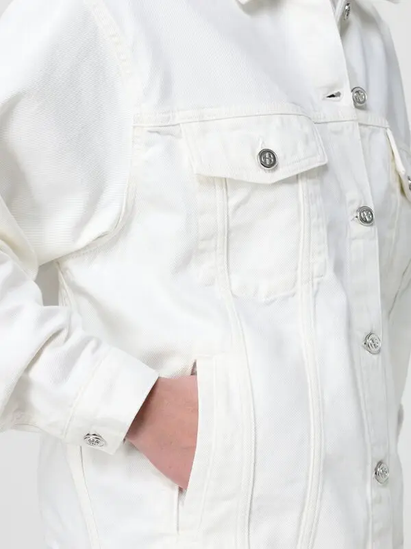 ANINE BING Classic Denim Jacket - Beige