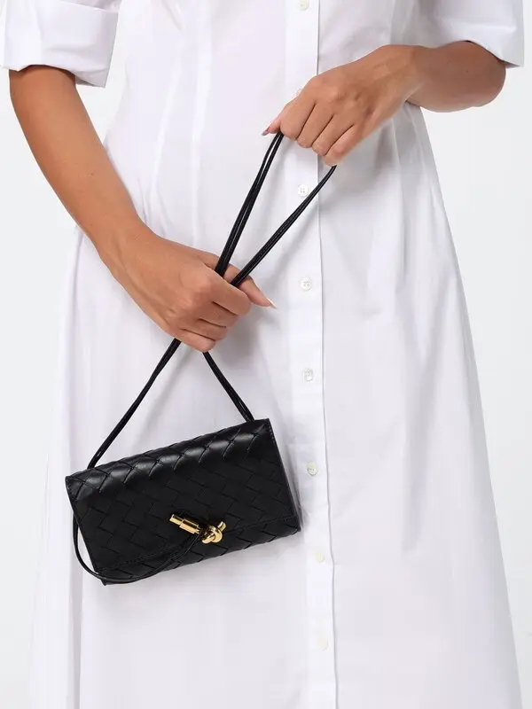 Bottega Veneta Andiamo Mini Handbag - Black