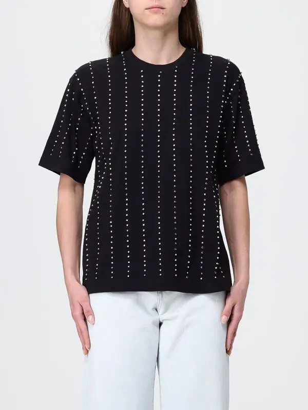 Pinko Embellished T-shirt - Black
