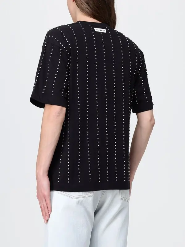 Pinko Embellished T-shirt - Black
