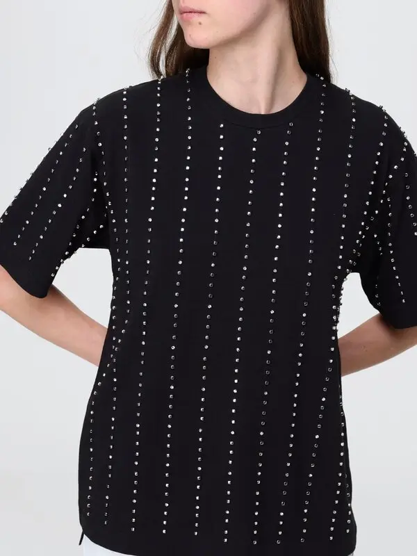 Pinko Embellished T-shirt - Black
