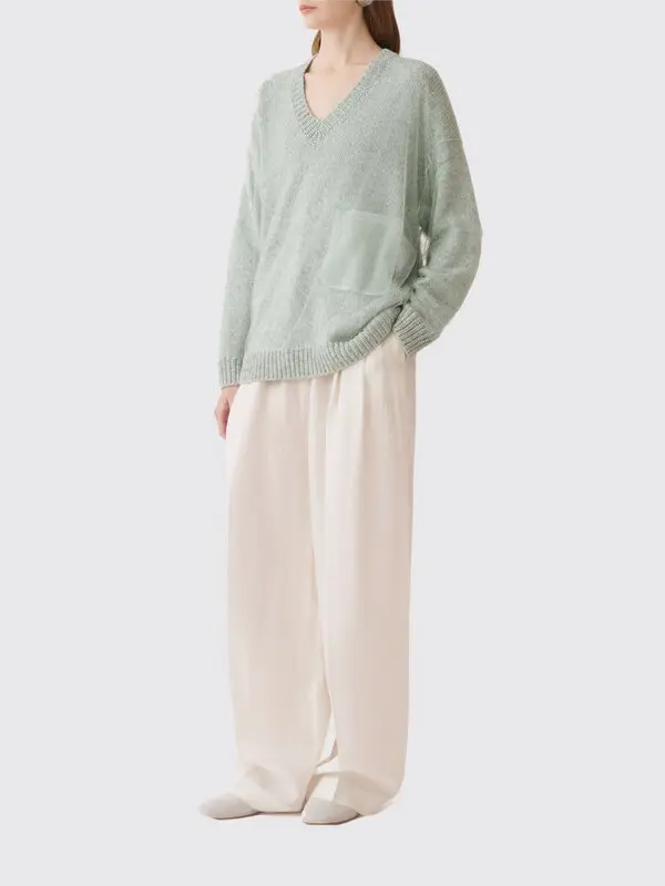 Fabiana Filippi Wool Blend V-neck Pullover